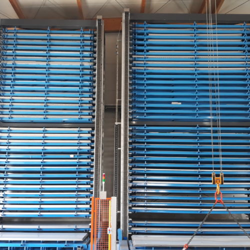 Automatic metal sheet rack | RF MAH Sp. z o.o.